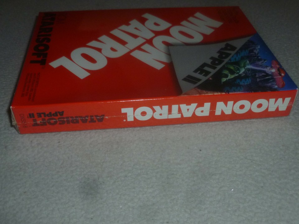 NEW NOS APPLE II IIE IIC IIGS II+ VIDEO GAME NIB MOON PATROL ATARISOFT ...