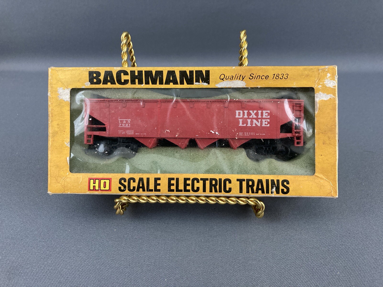 Bachmann HO Scale Dixie Line L&N 7921 41' Quad Offset Hopper Car #1021: ...