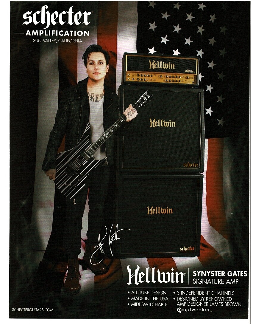 2013 SCHECTER Hellwin Amplifier SYNYSTER GATES of Avenged Sevenfold ...