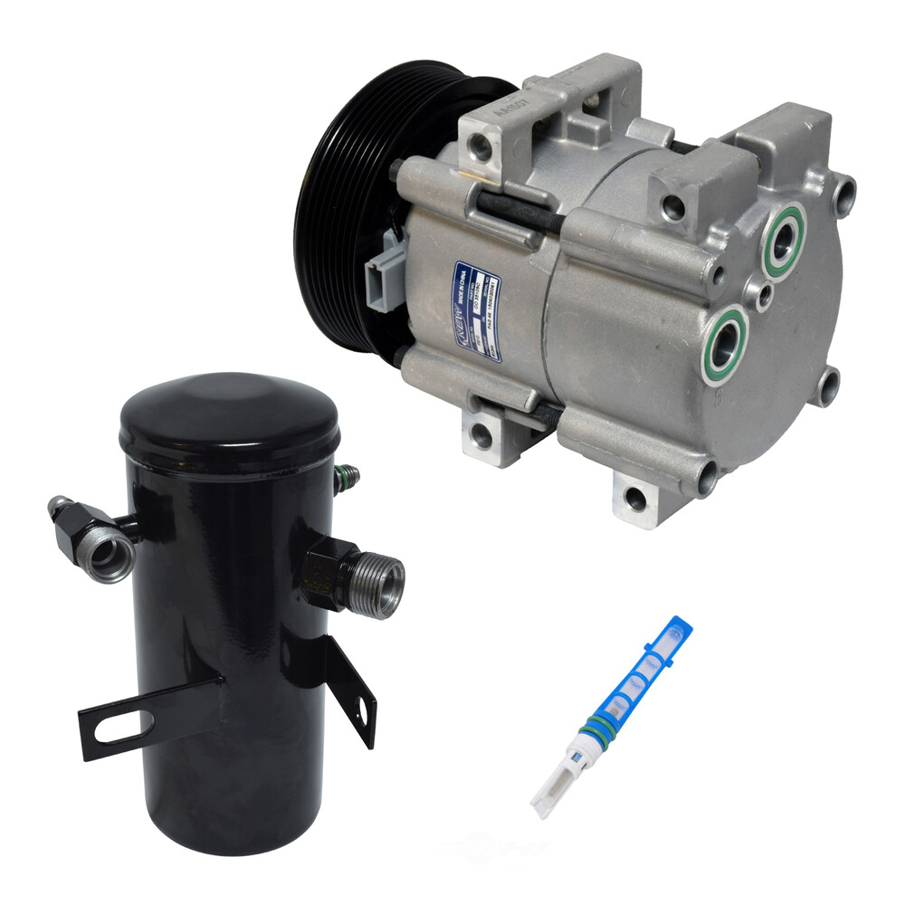 A/C Compressor Replacement Service Kit-XL, VIN: F, DIESEL, Mechanical ...