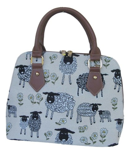 Tapestry Sheep Spring Lamb Convertable Handbag - Shoulder Bag | eBay ...