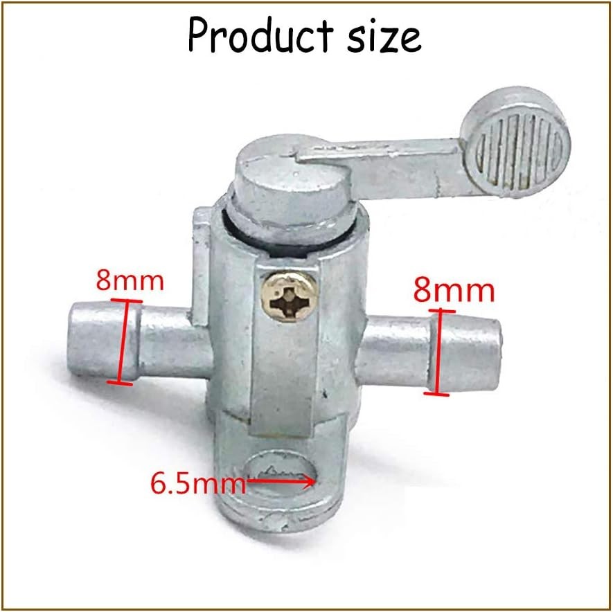 Acxico 1Pcs 5/16' In-Line Straight Fuel Gas Shut Cut Off Valve Switch ...