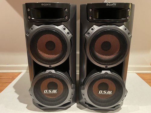 Sony SS-ZX66i LBT-ZX66i HCD-ZX66i Speaker System Pair Only w/ Wires ...