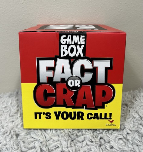Game Box Fact or Crap: It's Your Call; Fast Paced Trivia Card Game ...