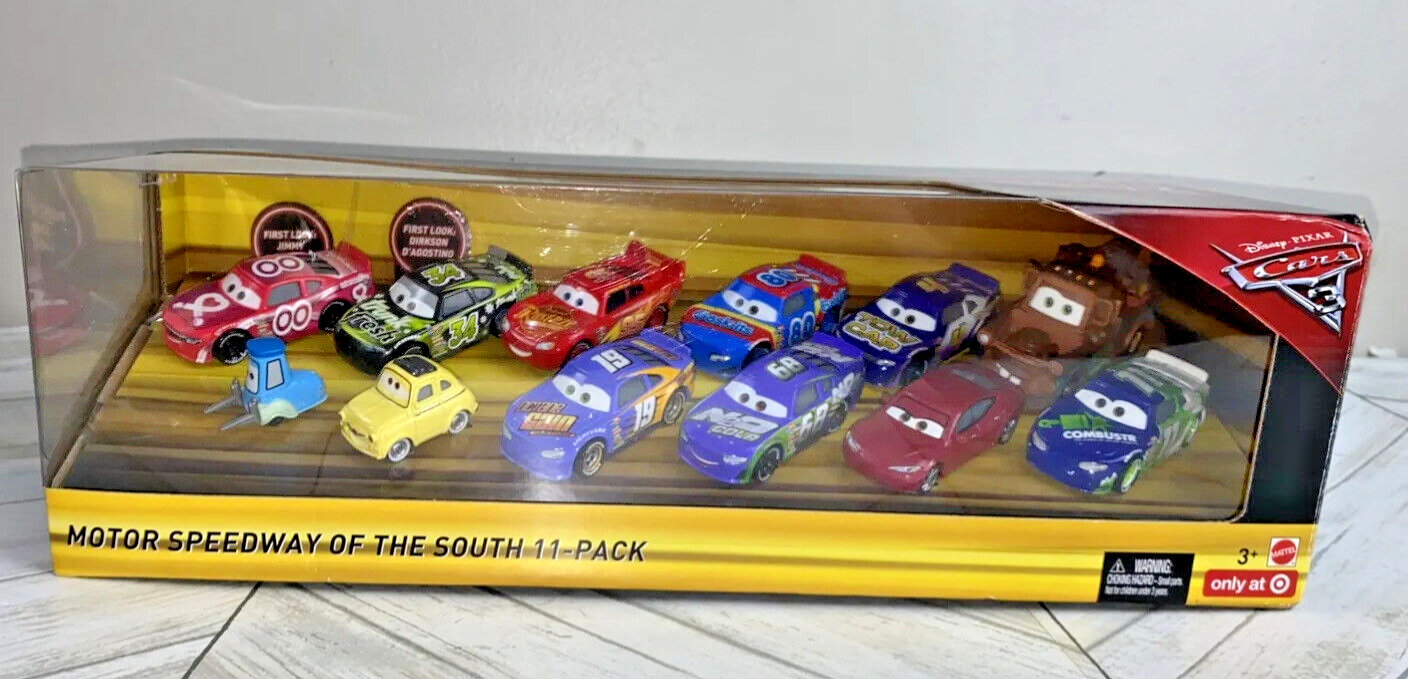 DISNEY CARS MOTOR SPEEDWAY OF THE SOUTH 11 PACK TARGET EXCLUSIVE ...