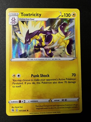 Toxtricity - 107/264 Fusion Strike - Holo Rare Nm Pokemon Card! | eBay