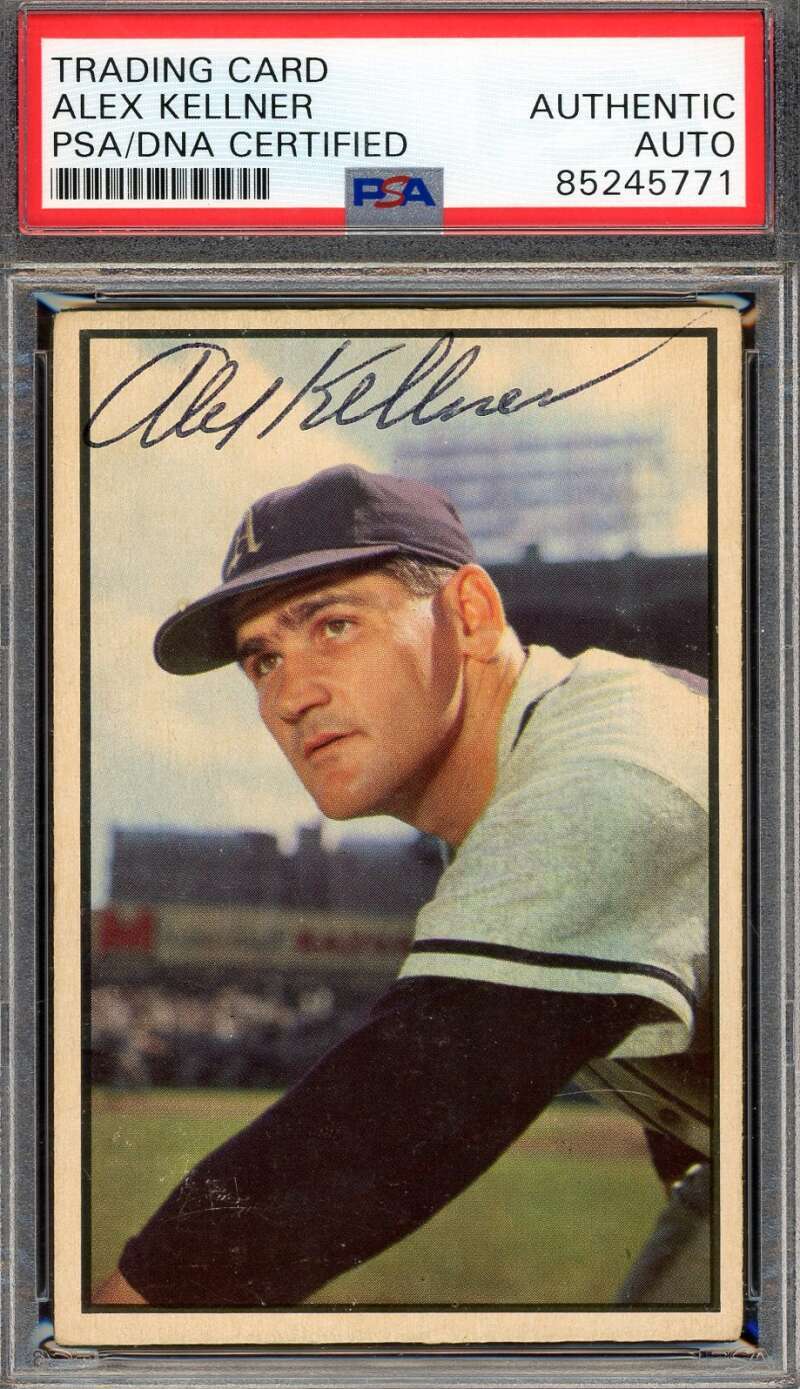 Alex Kellner PSA DNA Signed 1953 Bowman Color Autograph | eBay