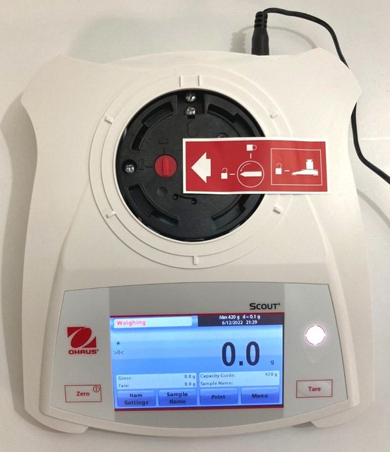Ohaus Scout Stx421 Capacity 420g Portable Balance Scale 2 Year for sale ...