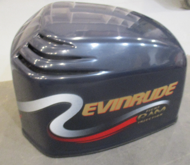 0285390 Johnson Evinrude Ficht Blue Top Engine Motor Cover Cowling Hood ...