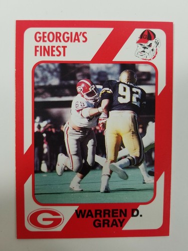 Warren D. Gray Georgia Bulldogs UGA Dawgs 89 Collegiate Collection ...