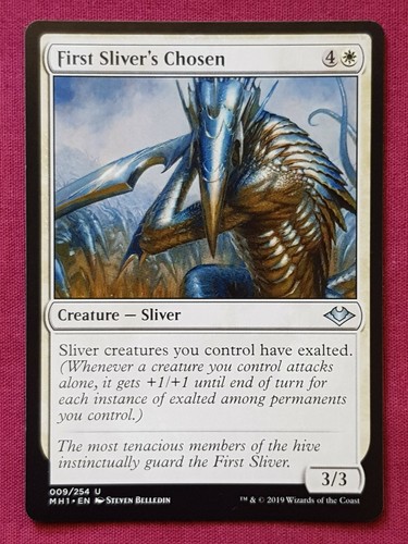 Magic The Gathering MODERN HORIZONS FIRST SLIVER'S CHOSEN single white ...