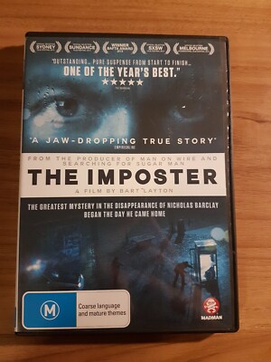 The Imposter (DVD, 2012) LN 9322225192508 | eBay Australia