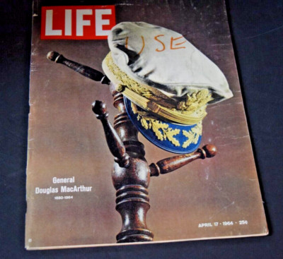 Vintage APR 17, 1964 Life Magazine - Death of Douglas MacArthur on ...