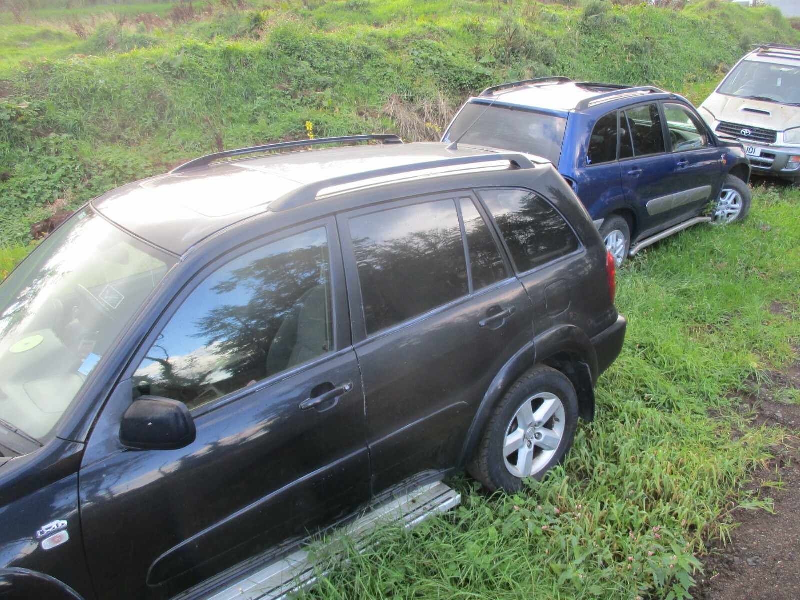 Toyota RAV4 MK2 roof bars rack 2000 - 2005 black XA20 | eBay