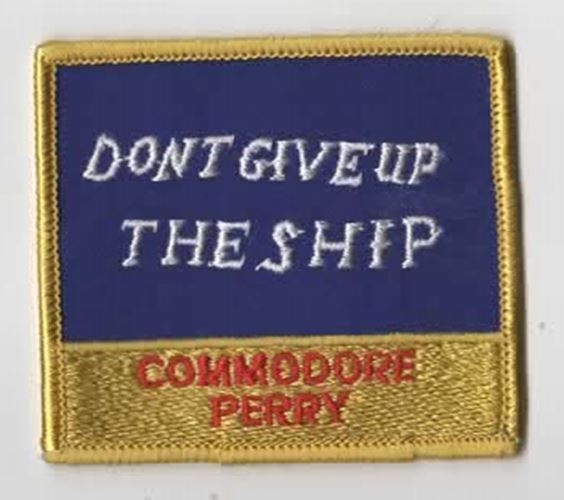 1981 National Scout Jamboree Subcamp Patch Commodore Perry GOLD Bdr ...