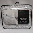 Simply Vera Vera Wang Gray Floral Impressions 3 Piece Comforter Set ...