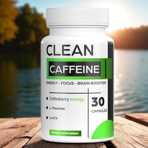 Natural Clean Caffeine Pills- Coffeeberry Energy-No Jitters/Sustainable ...