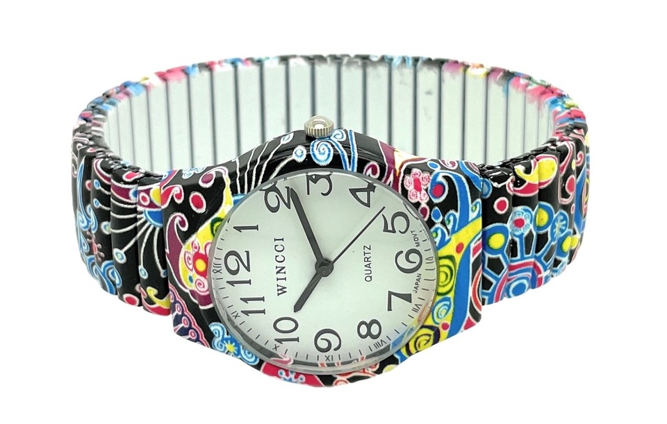 Wincci Ladies 30mm Novelty Easy Read Numbers Stretch Elastic Band ...