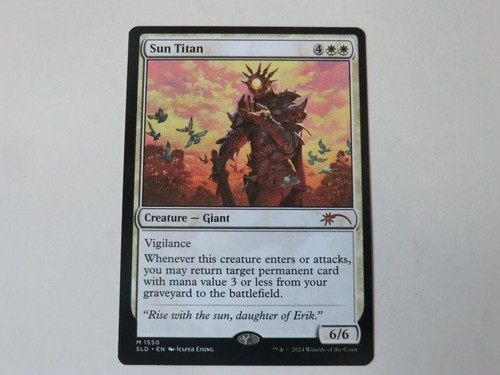 MTG Titan of the Sun Secret Lair carte anglaise Magic The Gathering | eBay