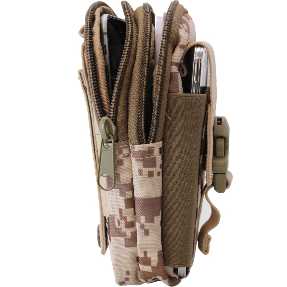 Mobile Phone Waist Belt Bum Bag Sport Running Molle Pack Case Cover ...