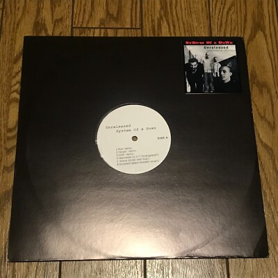SYSTEM OF A DOWN - Unreleased Limited Edition (LP) RARE VINYL NEVER ...