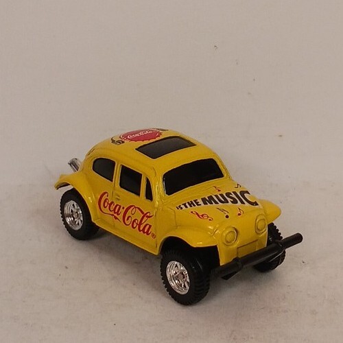 1992 Edocar Volkswagon Coca-Cola Beetle VW Music Diecast (Has Wear ...