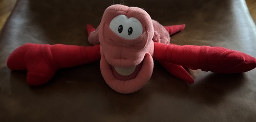 DISNEY Stuffed Animal Vintage SEBASTIAN Crab from Little Mermaid Movie ...