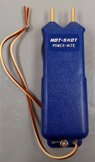 73114100hot Shot Power-mite Livestock Prod Hand Held up Close Cattle ...