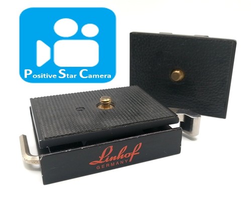 🎦[Near MINT] Linhof Quickfix II Tripod Quick Release Adapter 7x5.5cm ...