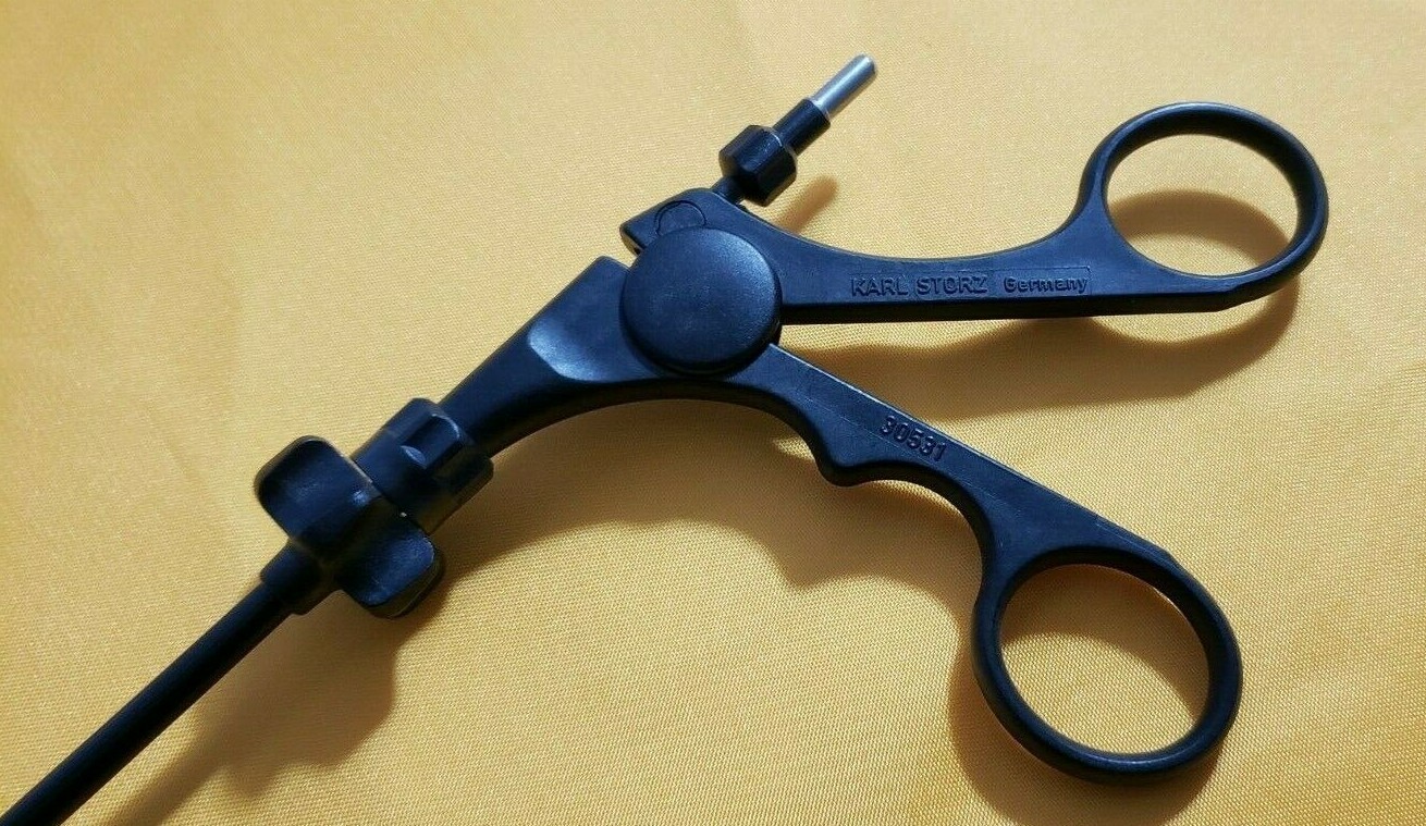 Storz 31420 MH Laparoscopic Needle Nose Grasping Forceps 5mm Monopolar ...