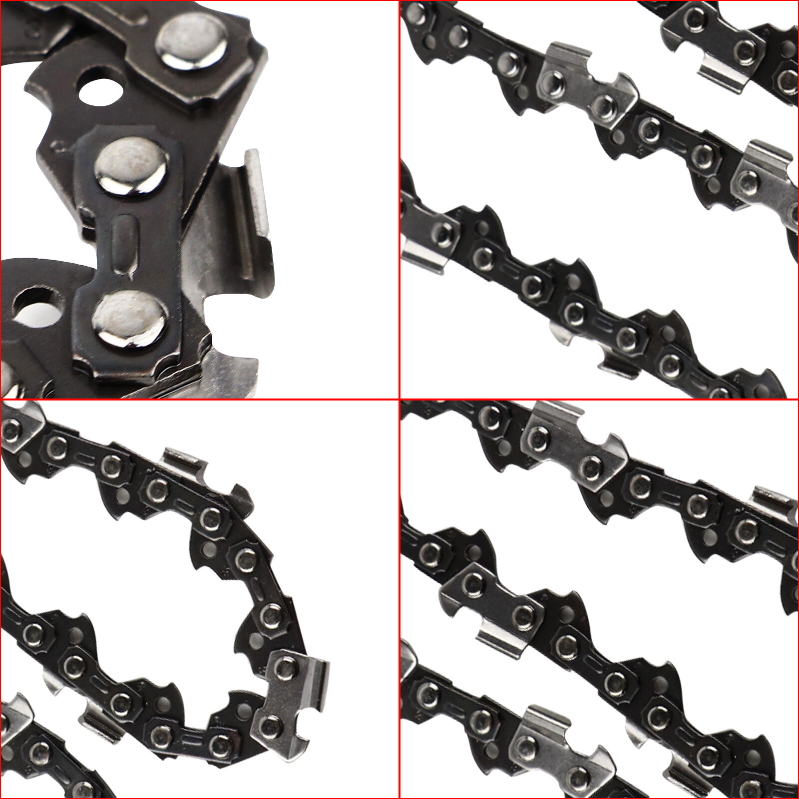 3X Chainsaw Semi Chisel Chains 3/8LP 050 62DL for McCulloch 18" Bar ...