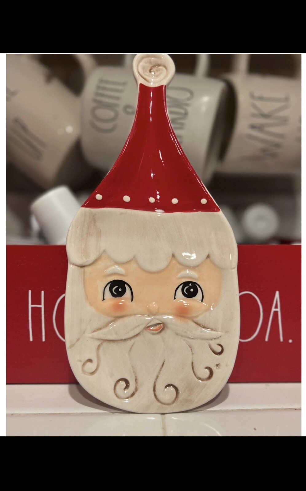 Transpac Imports - Johanna Parker Designs - Nostalgic Santa Spoon Rest ...