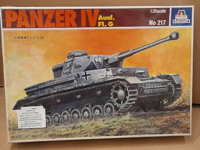 Model ITALERI 217 Tank Pzkfw IV Ausf. F1 G 1-35 Scale | eBay