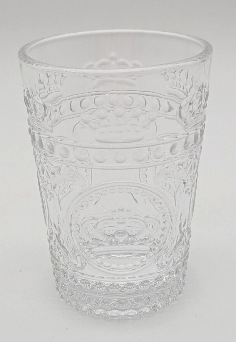 Studio Crystal by Godinger Beverage Glasses Clear Crowns Set 4 8 Oz for ...
