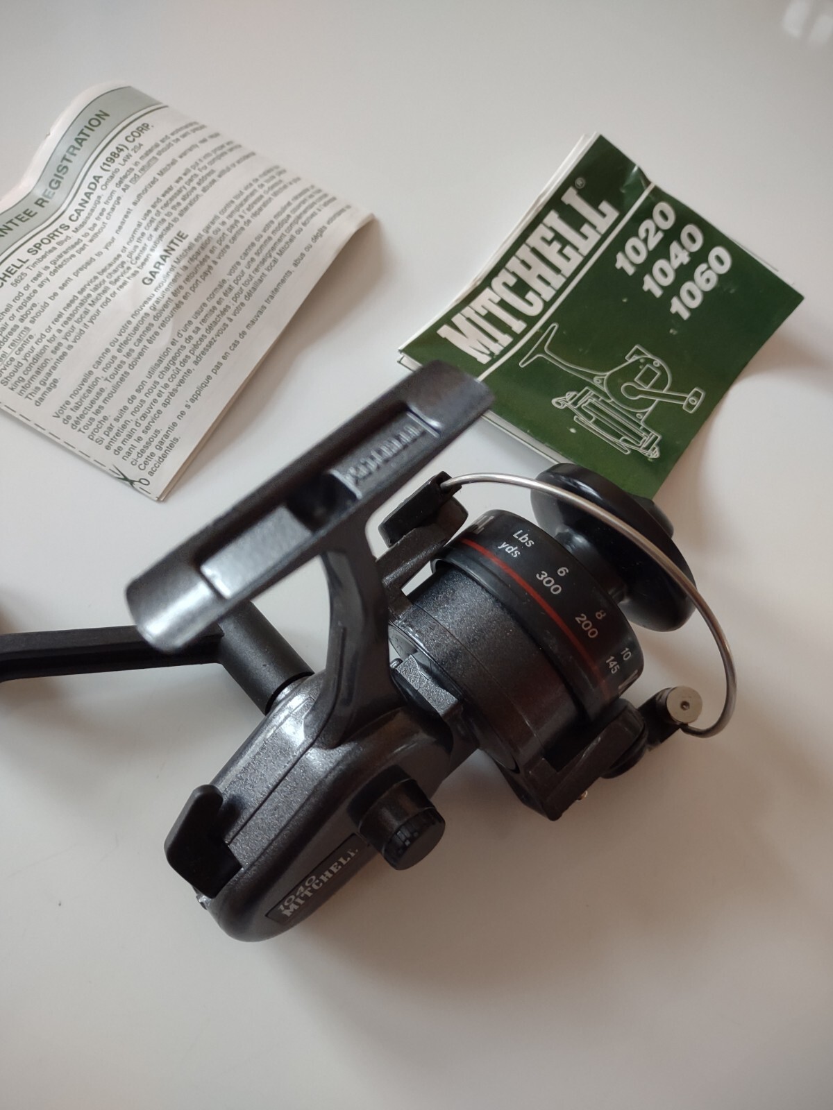 MITCHELL 1040 OPEN FACE SPINNING REEL ANTI-REVERSE WITH ORIGINAL BOX ...