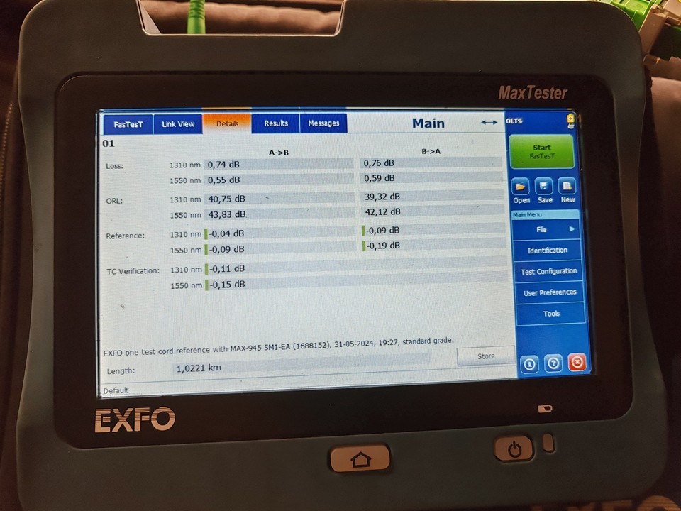 Lot of 2 EXFO MAX-945-SM1-EA OLTS Fiber Optic Certifiers / Testers | eBay
