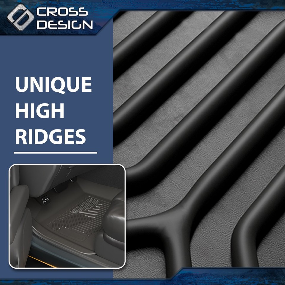 TPE Floor Mats+Cargo Liner Fits 2023-2025 Lexus RX350/RX350h/RX500h All ...