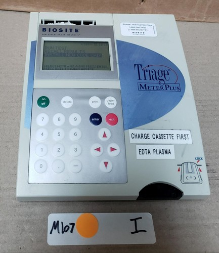 BIOSITE TRIAGE METER PLUS E189102 ! M107 I | eBay
