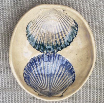 Seaview Pottery Trinket Scallop Shell Dish | eBay