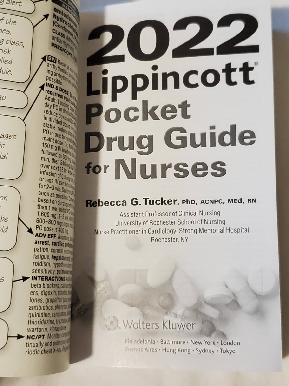 2022 Lippincott Pocket Drug Guide for Nurses by Rebecca Tucker (2021 ...