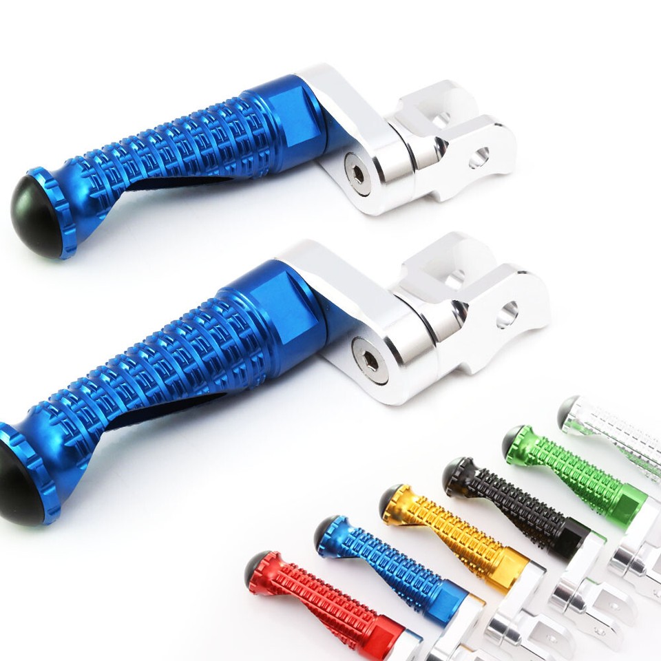 FOR TRIUMPH TIGER 955I 01-07 06 05 04 BLUE MPRO 25MM LOWER FRONT FOOT ...