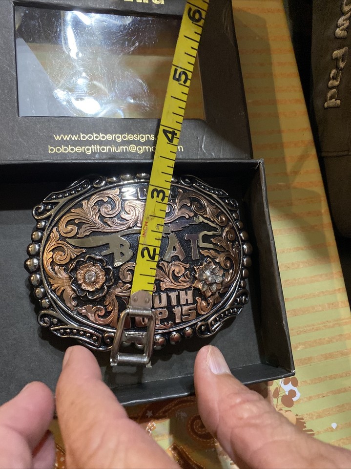 Rodeo Trophy Buckle Bob berg Western Belt Buckle Make Offer | eBay