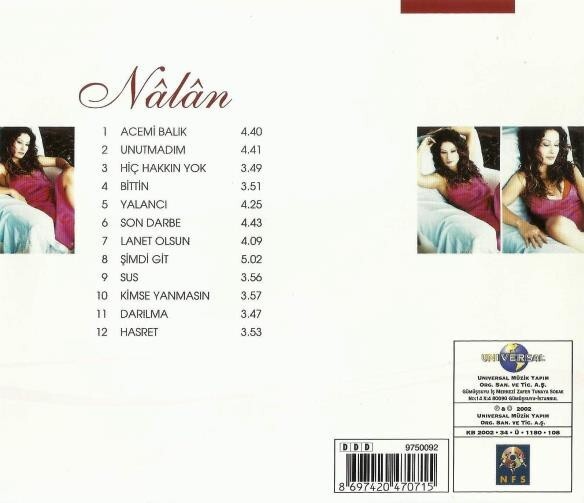 Nâlân – Nâlân (2002) CD Turkish Music "New" | eBay