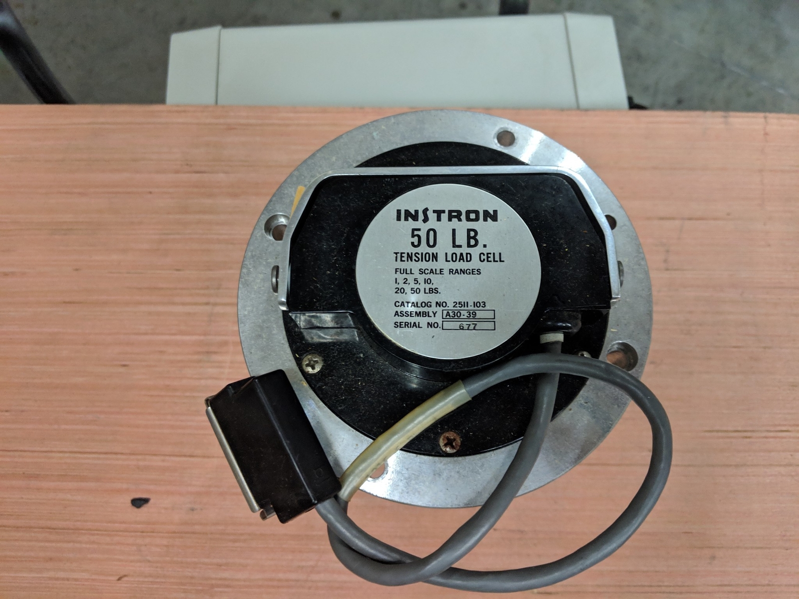INSTRON TENSION TESTER CLAMPS AND LOAD CELLS | eBay