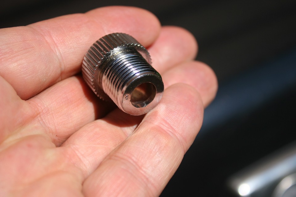 Sun Super Tach II Tachometer CHROME Curved Column Mounting Bracket ...