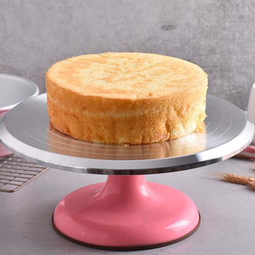 Revolving Cake Decorating Stand Professional Rounded Edges Cake ...