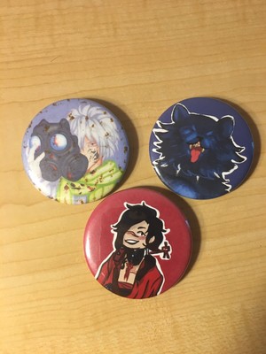 Dramatical Murder DMMD Pins Clear Pin, Red Pin, Koujaku Pin set of 3 | eBay