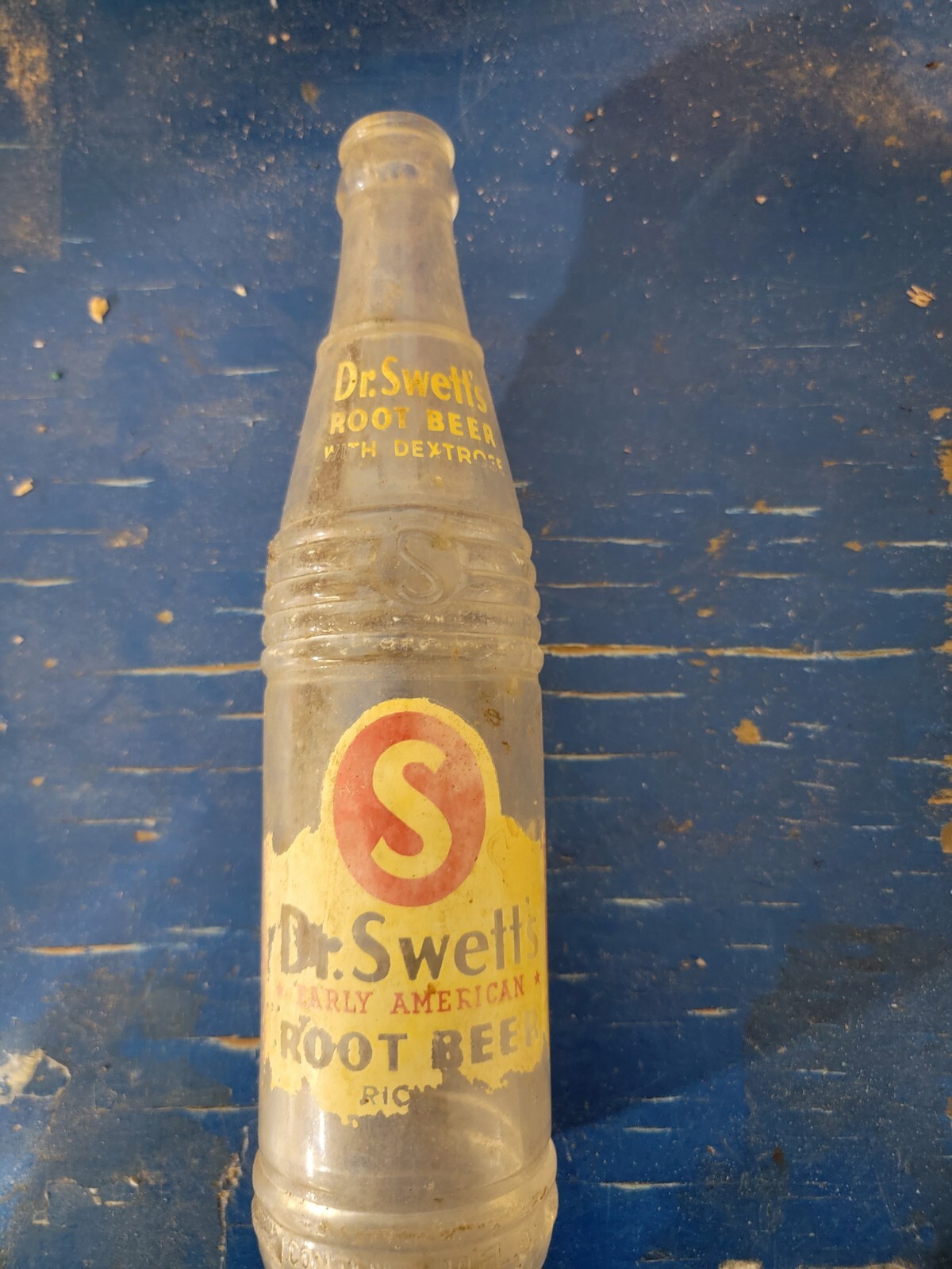 Dr Swetts Early American Root Beer Soda Bottle Dextrose 1947 10 oz | eBay