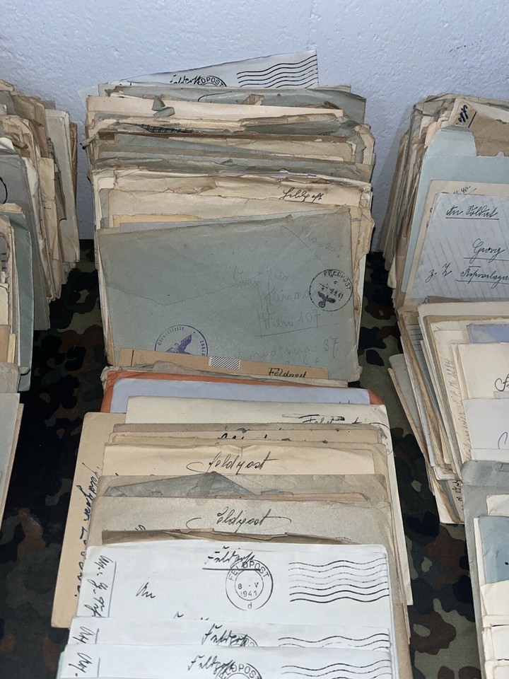 WW2 German Original Wehrmacht 800+ Feldpost Field Mail Letters ...