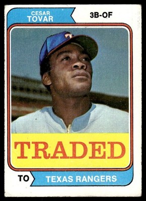 1974 Topps #538T Cesar Tovar Traded | eBay